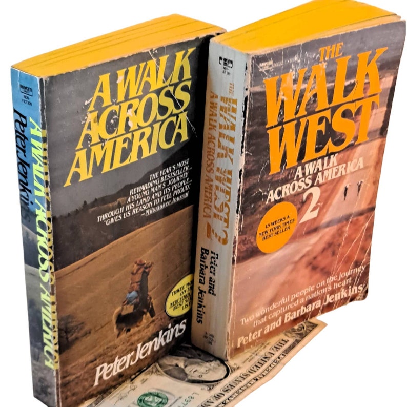 Lot of 2 Books: From A Walk Across America by Peter & Barbara Jenkins ...
