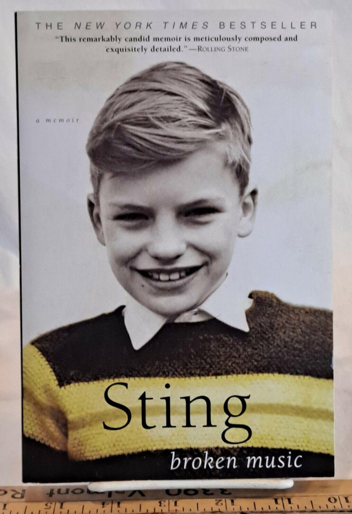 Broken Music: A Memoir by Sting (2005 PB - SIGNED) - Etsy