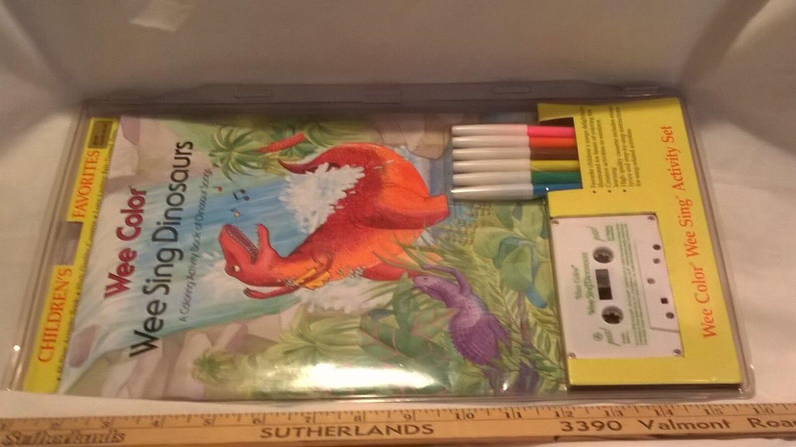 Wee Color, Wee Sing Coloring Activity Packages: Dinosaurs by Beall ...