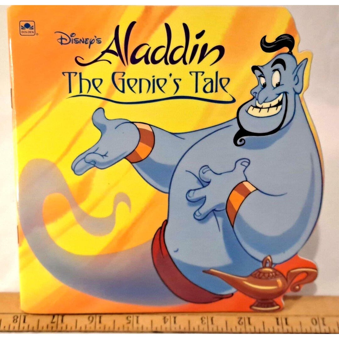 Disney's Aladdin: the Genie's Tale a Golden Super Shape Book 1993 ...