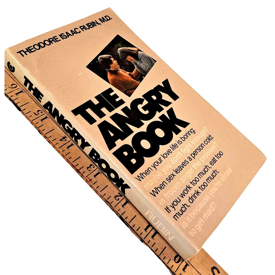 The Angry Book by Dr. Theodore Isaac Rubin, M.D. 1987 MMPB - Etsy