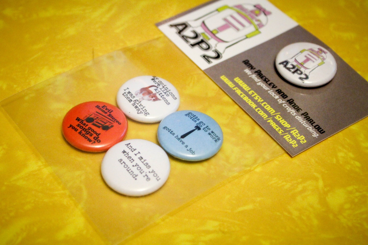 Modest Mouse Multi Pack 2 - Set of 4 - 1" Pinback Buttons - Etsy