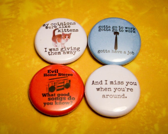 Modest Mouse Multi Pack 2 - Set of 4 - 1" Pinback Buttons - Etsy