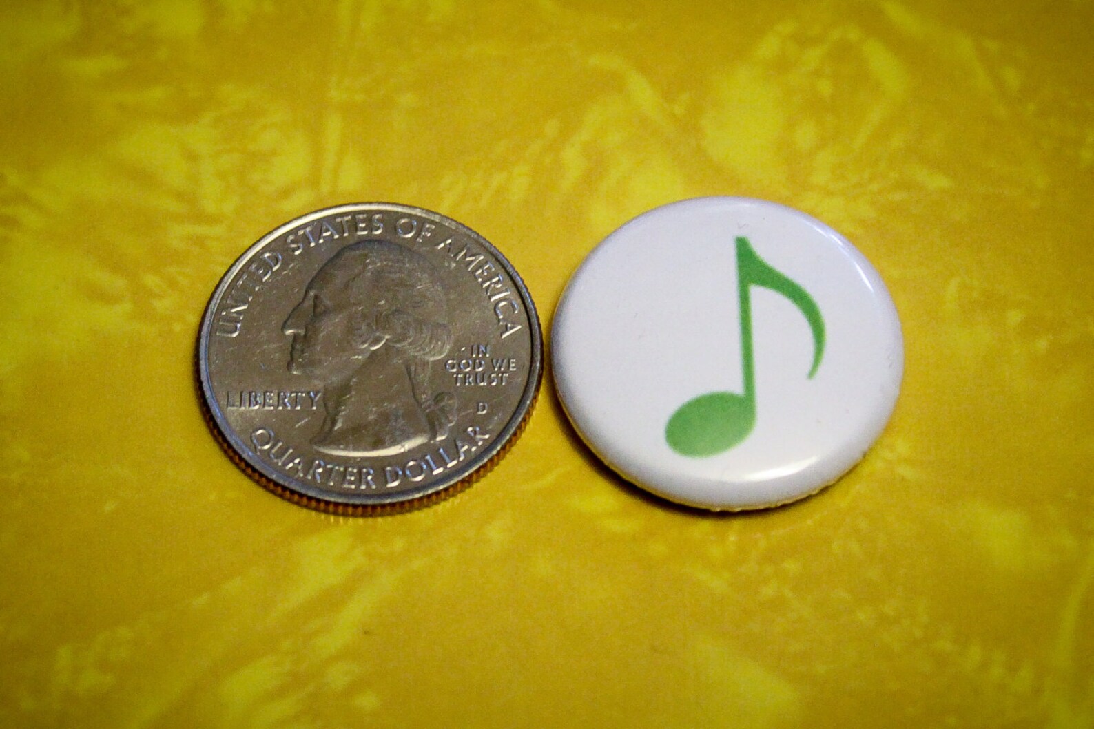 Music Notes 4 Pack 1 Inch Pin Back or Magnet Back Buttons - Etsy