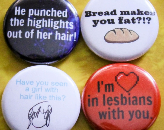 Scott Pilgrim Vs. the World Set of 4 -1" Pinback Buttons - Etsy