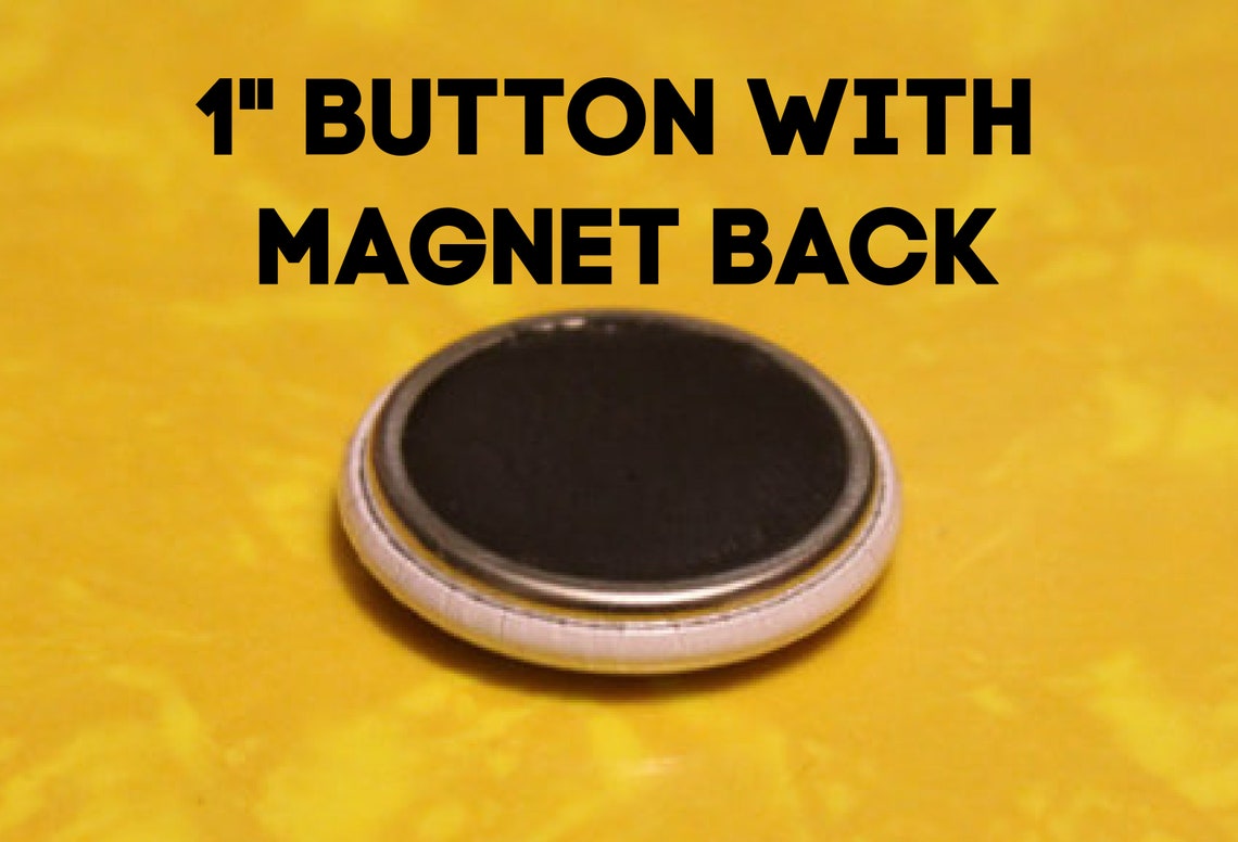 Generic Button 4 Pack - 1 Inch Pin Back or Magnet Back Buttons - Etsy