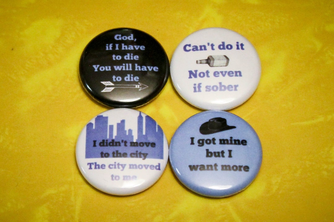 Modest Mouse Cowboy Dan 4 Pack - 1" Pinback Buttons - Etsy