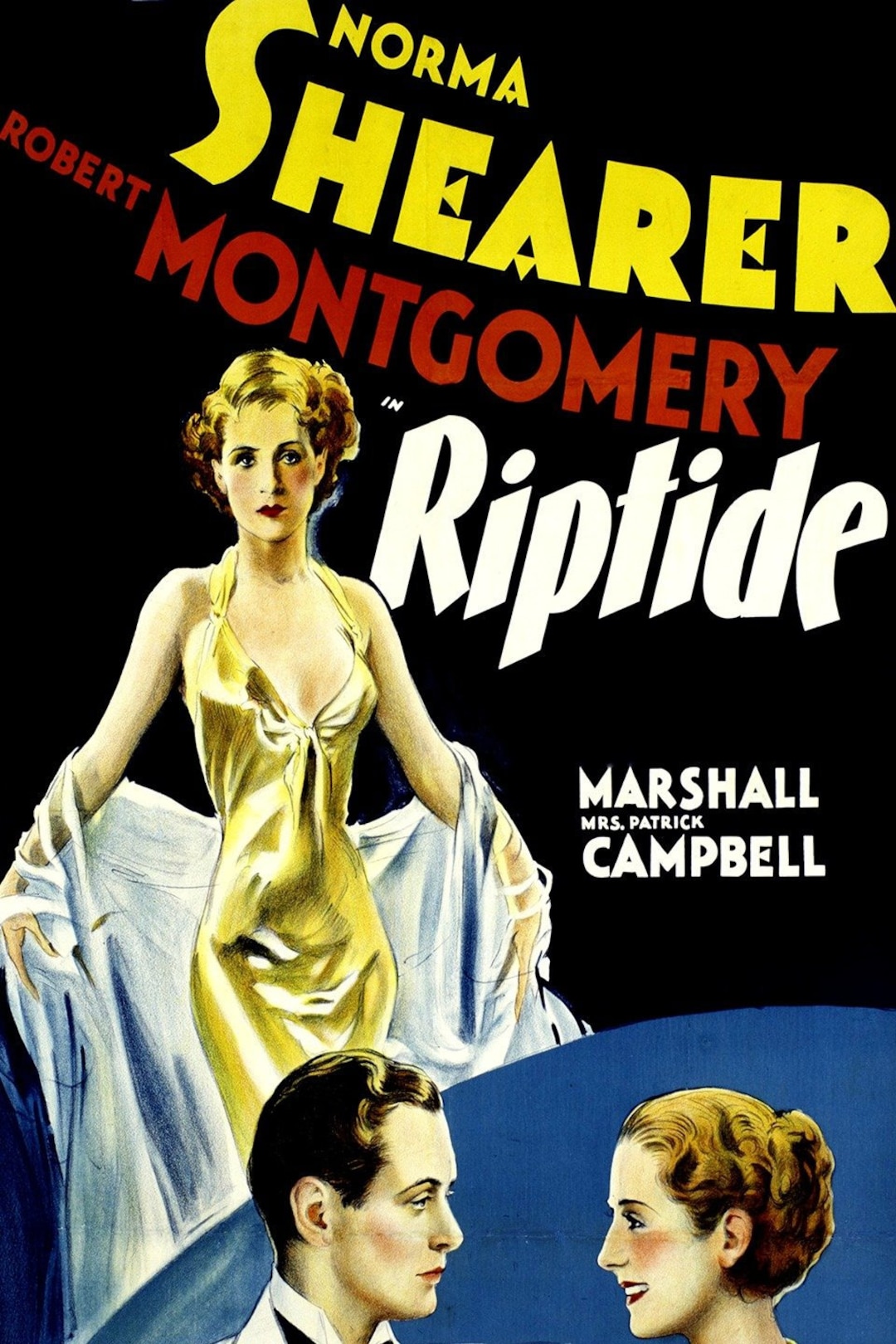 Riptide 1934 Norma Shearer / Robert Montgomery - Etsy