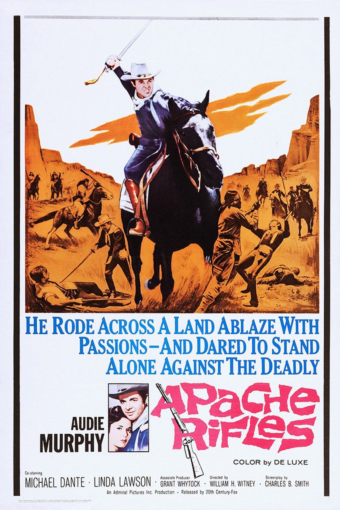 Apache Rifles 1964 Audie Murphy - Etsy