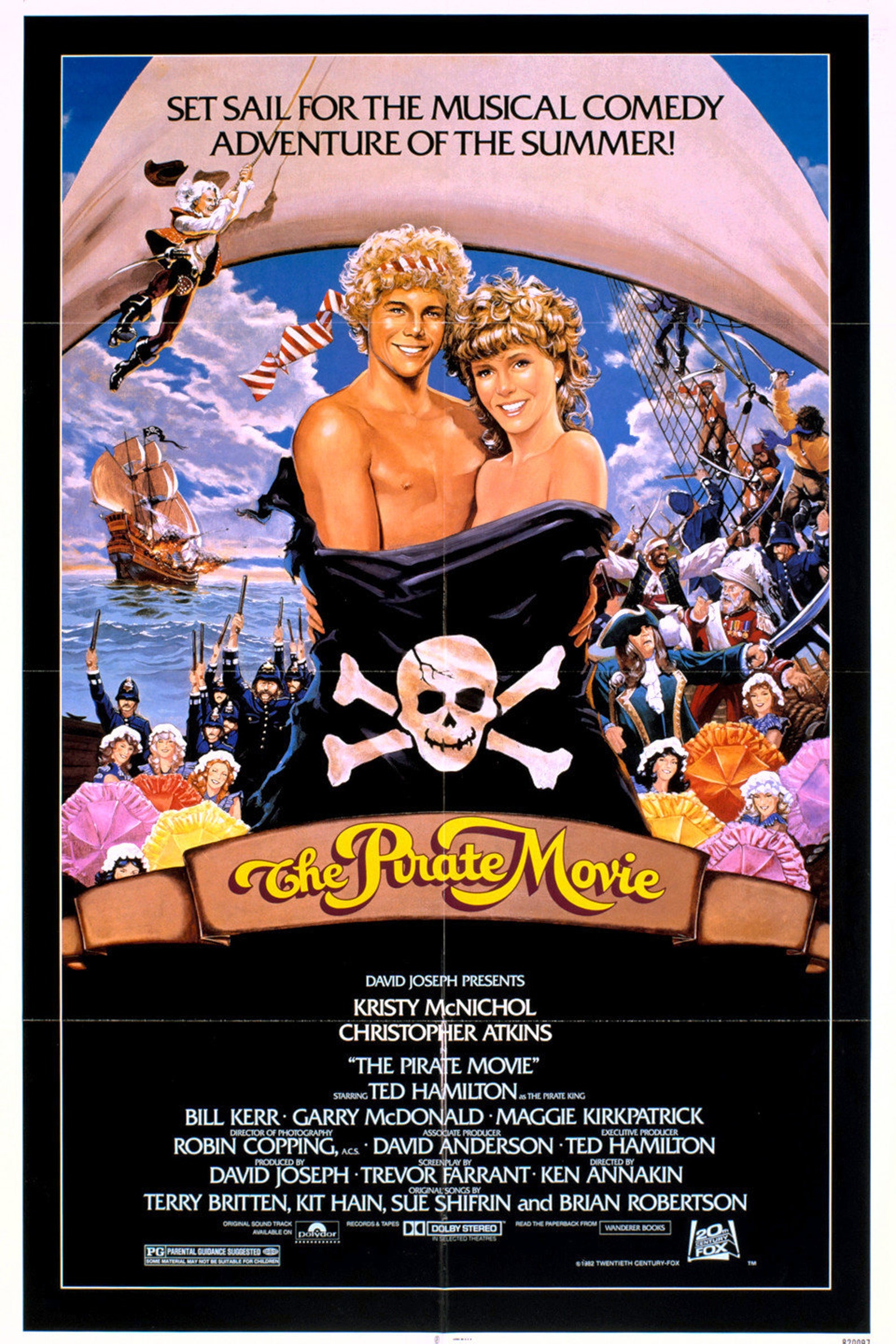 The Pirate Movie 1982 Kristy Mcnichol Christopher Atkins Etsy
