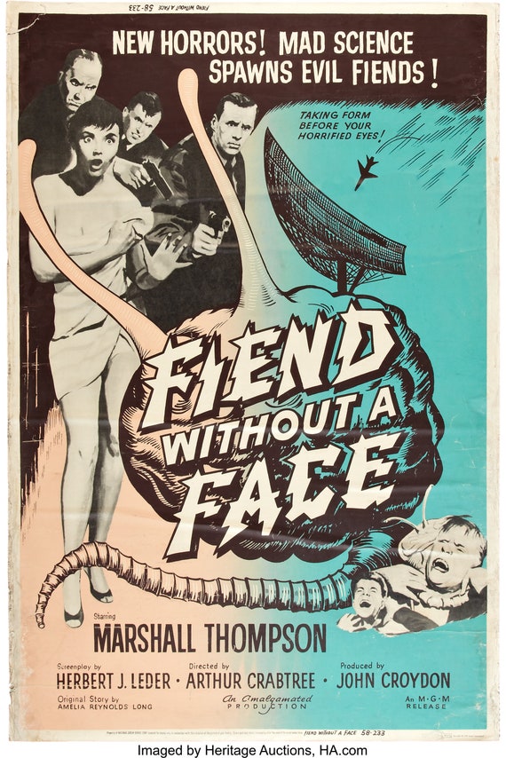 Fiend Without A Face 1958 Marshall Thompson - Etsy
