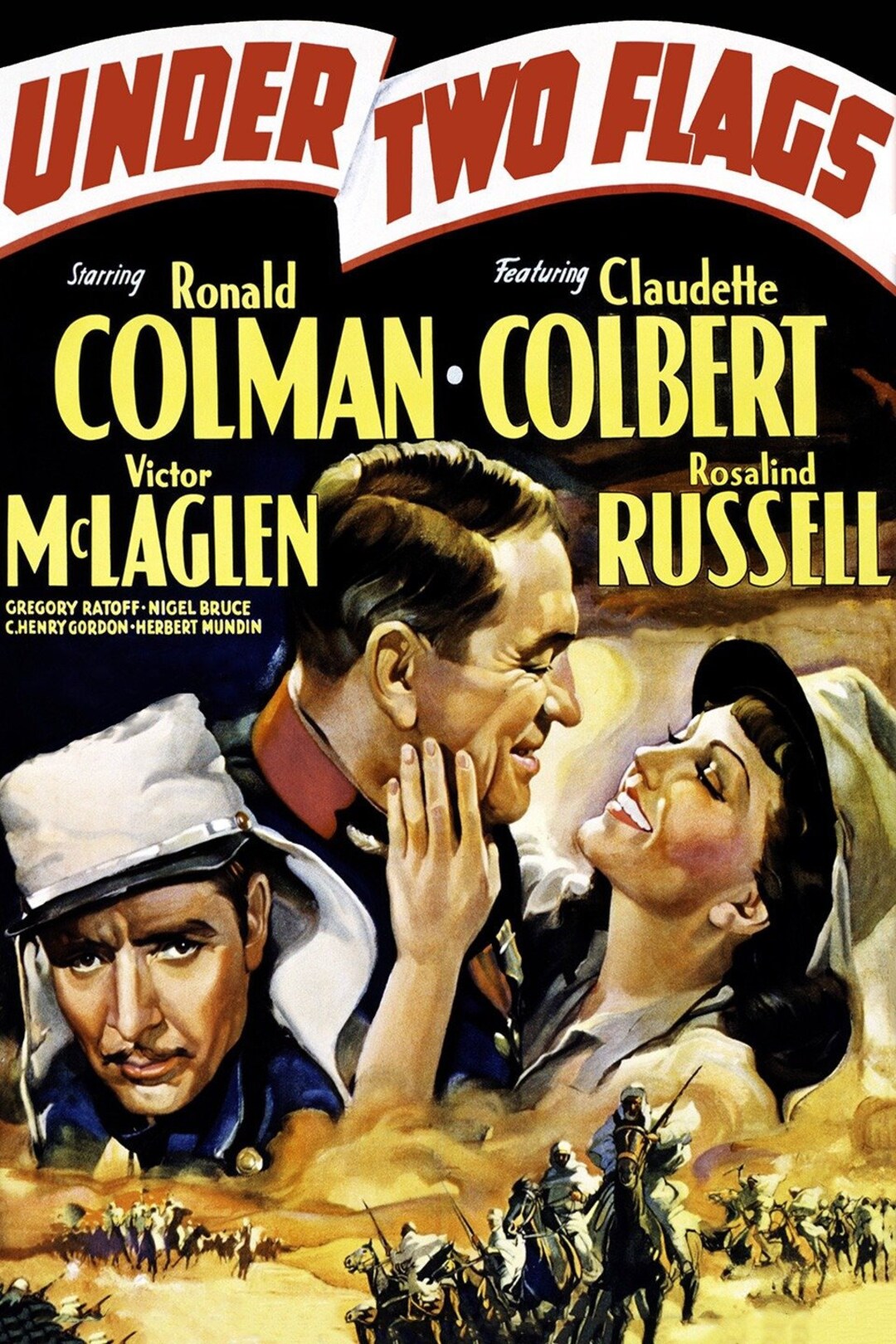 Under Two Flags 1936 Ronald Coleman / Claudette Colbert - Etsy