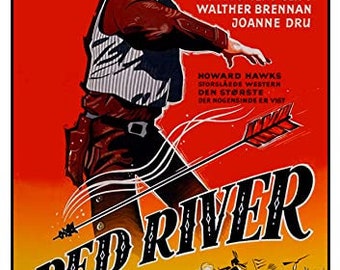 John Wayne Red River - Etsy