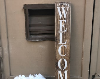 Vertical sign | Etsy