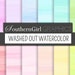 Watercolor Digital Paper - "washed OUT Watercolor" With Washed Watery ...