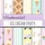 Ice Cream Digital Paper Ice Cream Cone, Waffle Cone, Ice Cream Truck ...