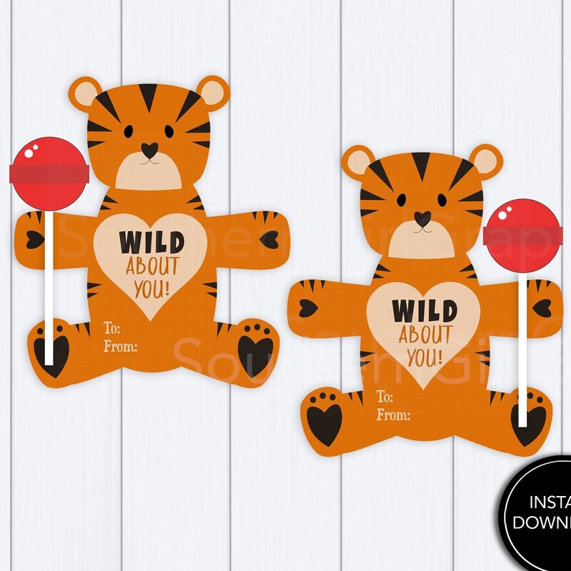 Tiger Valentine - Etsy