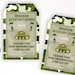 Army Birthday Favor Tag Printable: "army PARTY Favors" Camouflage, Call ...