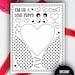 Valentine Cut and Paste Printable - "valentine Crafts" Kids Valentines ...