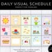 Toddler Visual Schedule Printable: daily SCHEDULE Chart Kids Daily ...