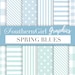 Bright Navy Digital Paper: sweet Navy Brightly Colored Digital Paper ...