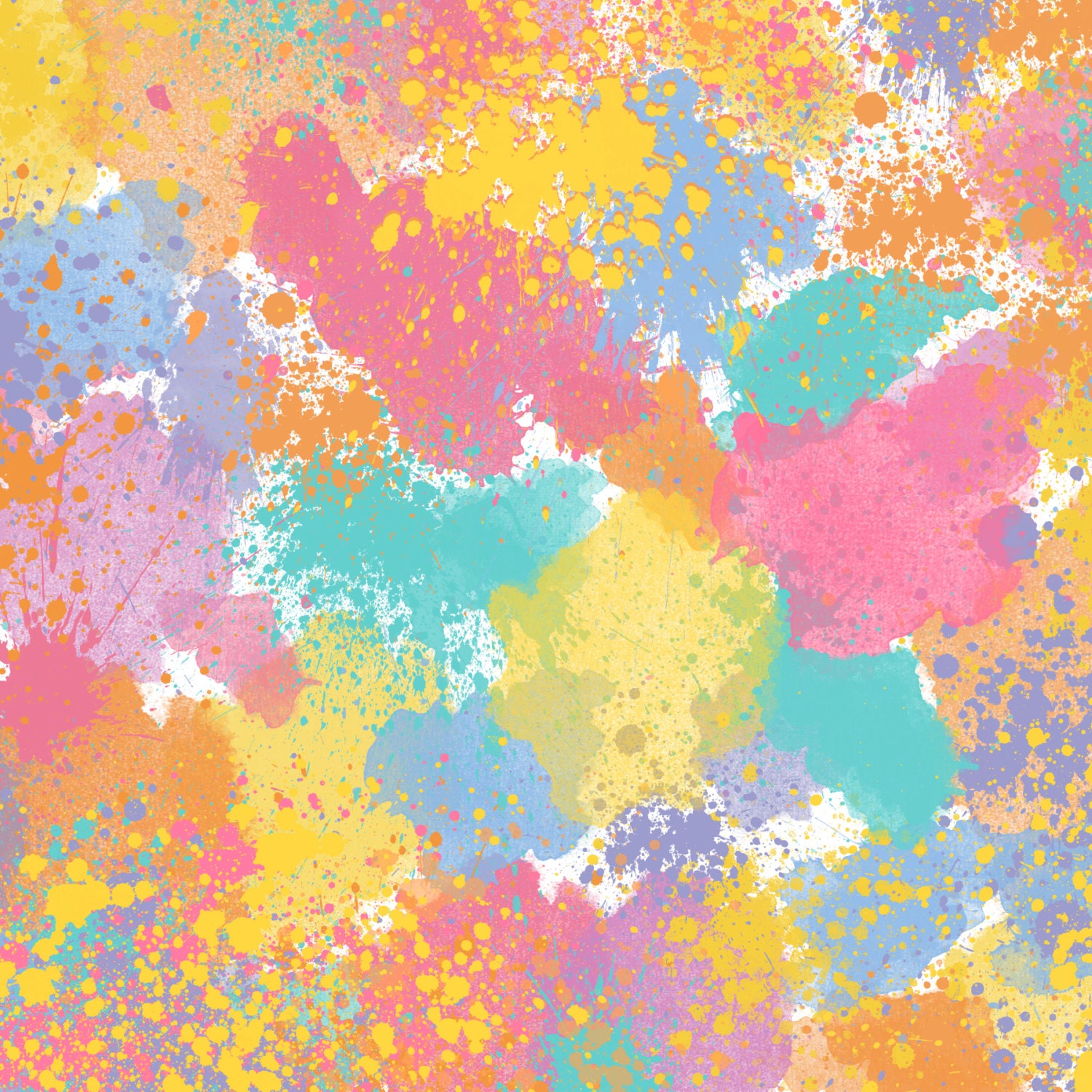 80s Neon Digital Paper Pack – Geometric Party Patterns (digital ...