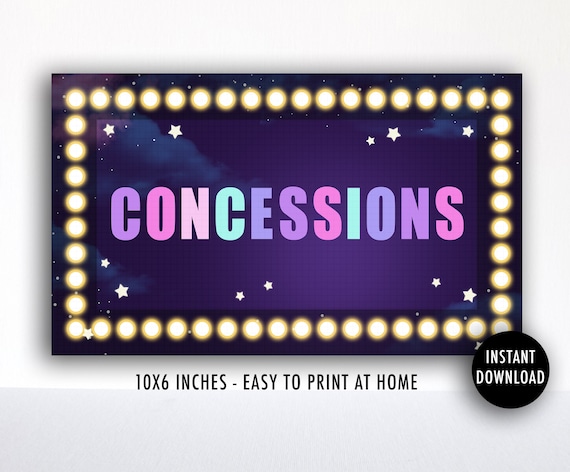 Movie Concession Backgrounds