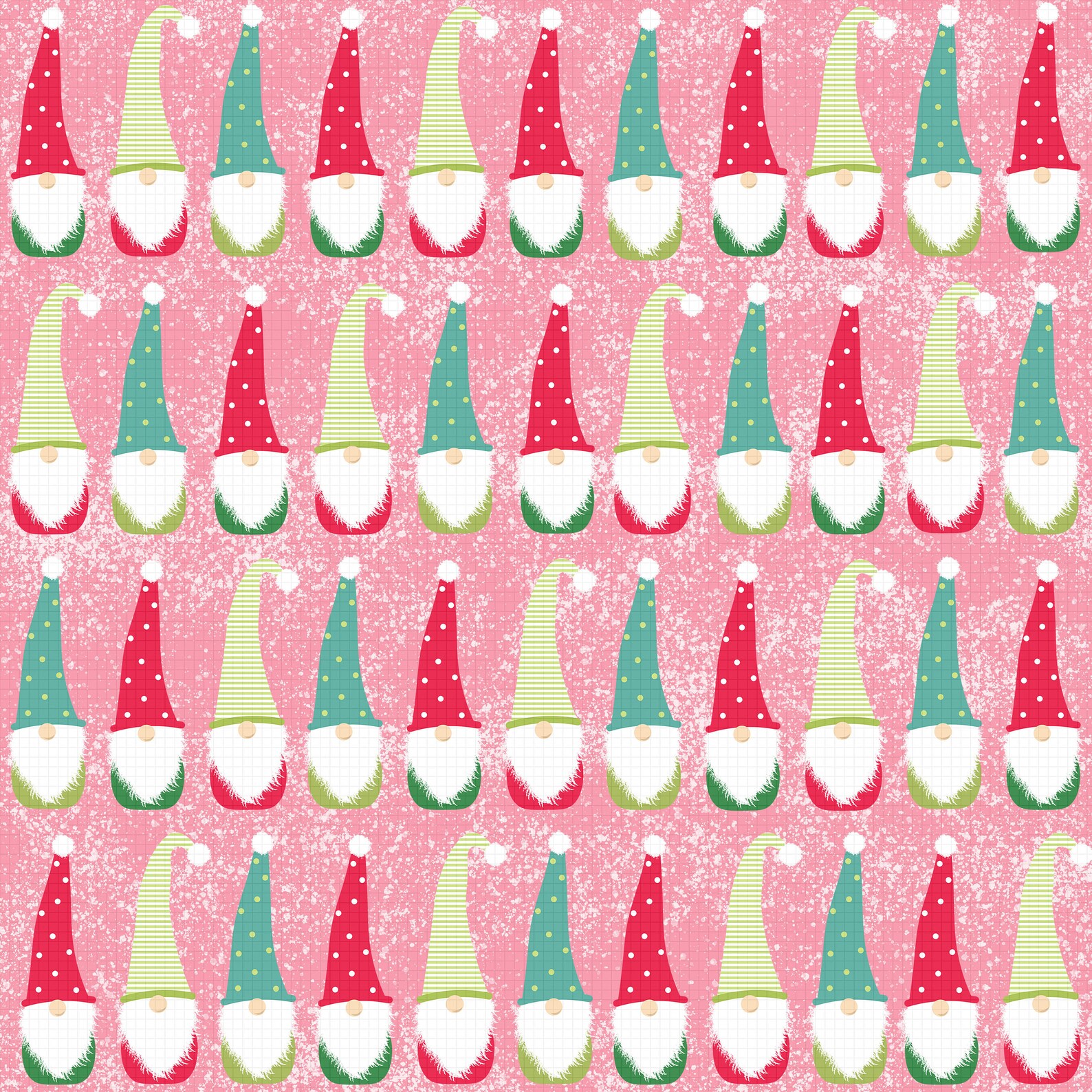Gnome Digital Paper: "gnomes" Christmas Gnomes, Gnome Village ...