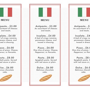 Restaurant Pretend Play Printable Bundle: "market Play" Pretend ...