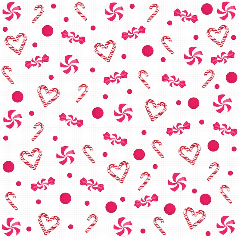 Peppermint Digital Paper: "peppermint" Peppermint Stripe, Christmas ...