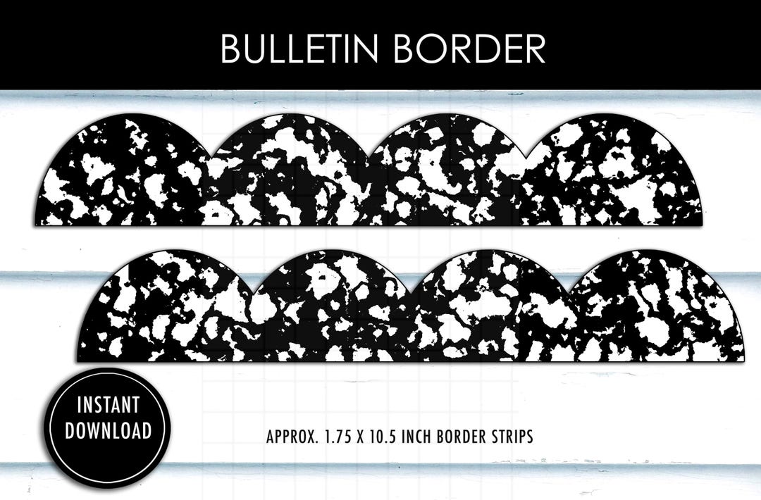 Composition Book Bulletin Board Border: Printable Classroom Decor (PDF ...