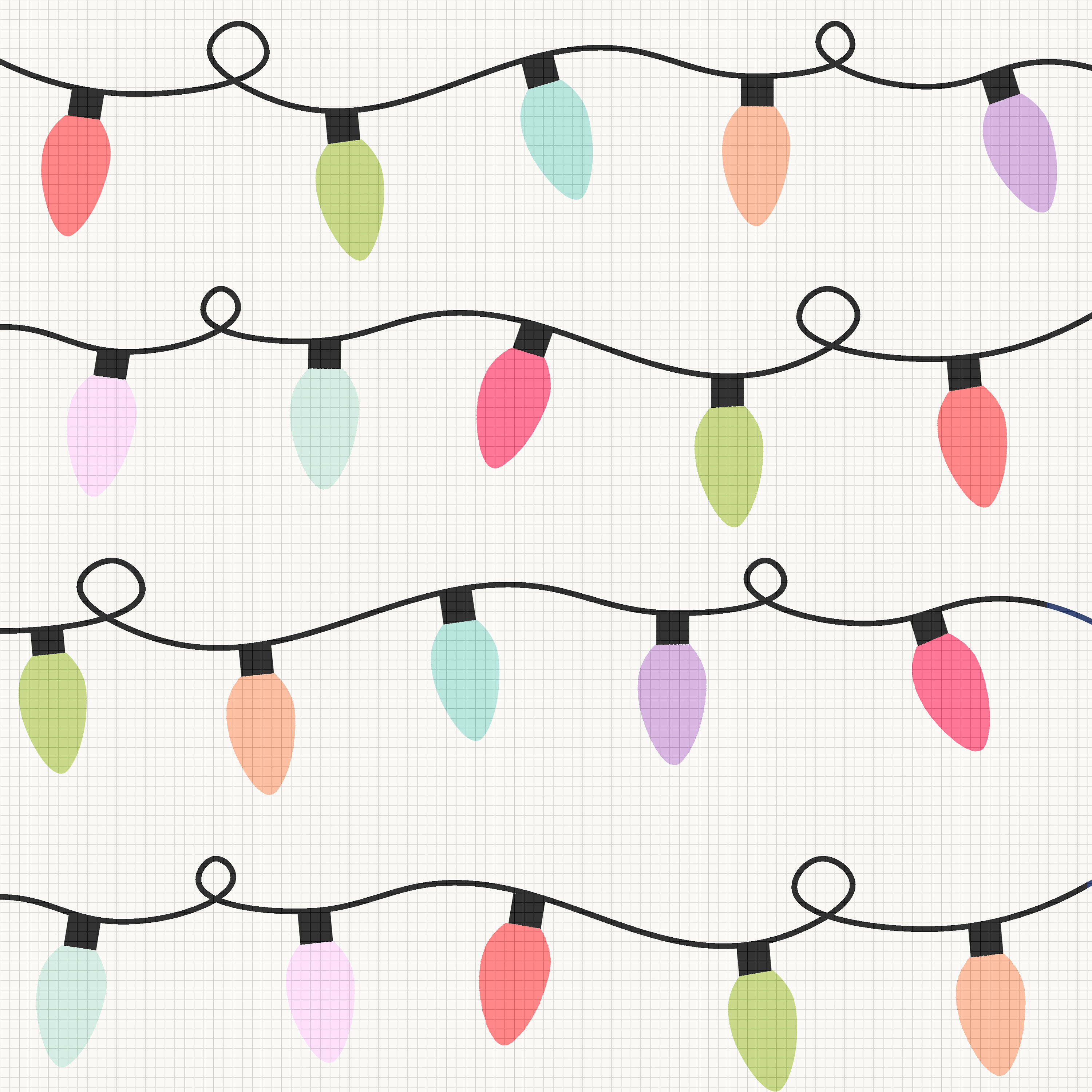 Colorful Christmas Digital Paper colorful - Etsy