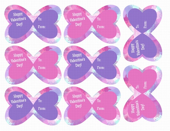 Butterfly Lollipop Template Printable Valentine's Butterfly Lollipop