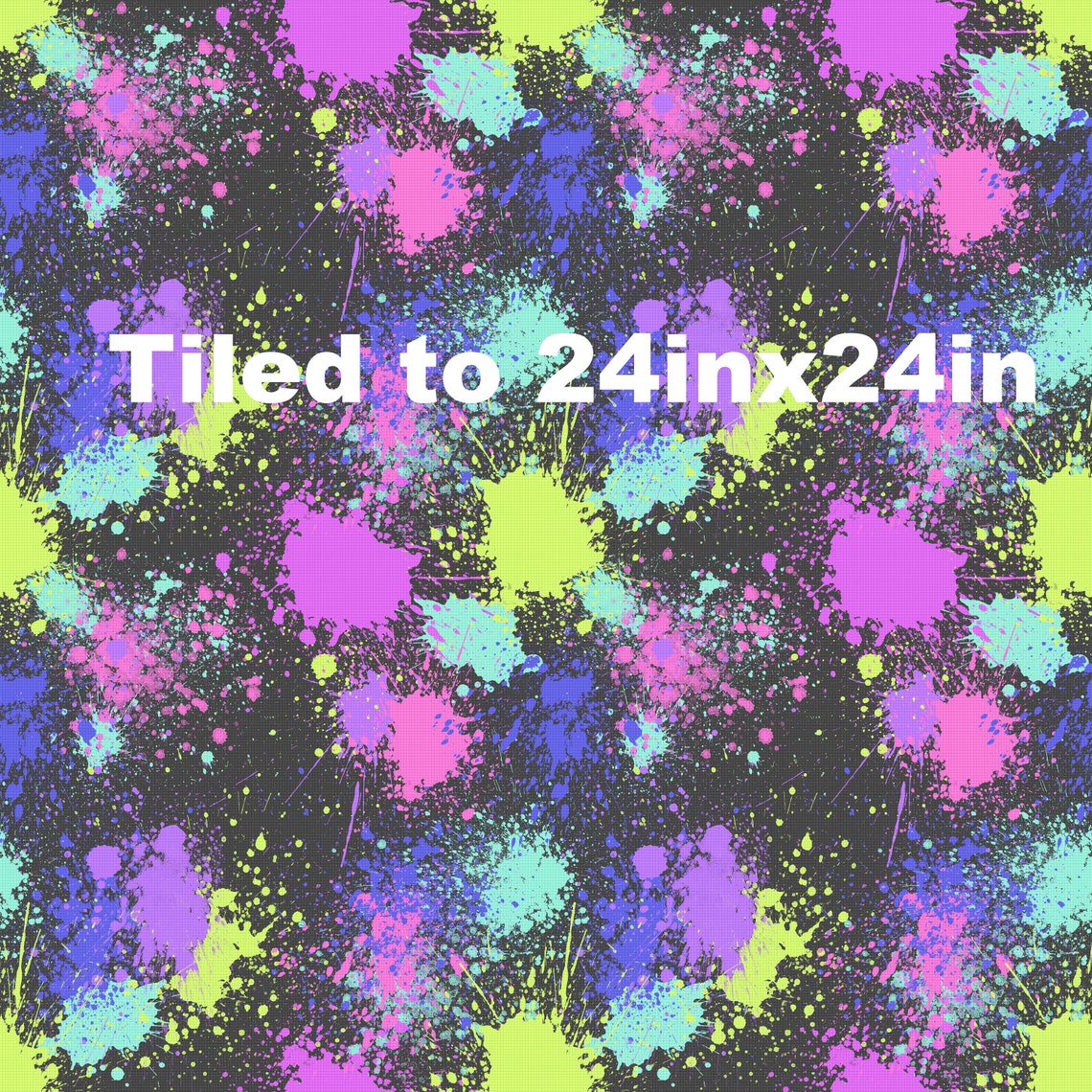 Seamless Paint Splatter Digital Paper: paint - Etsy