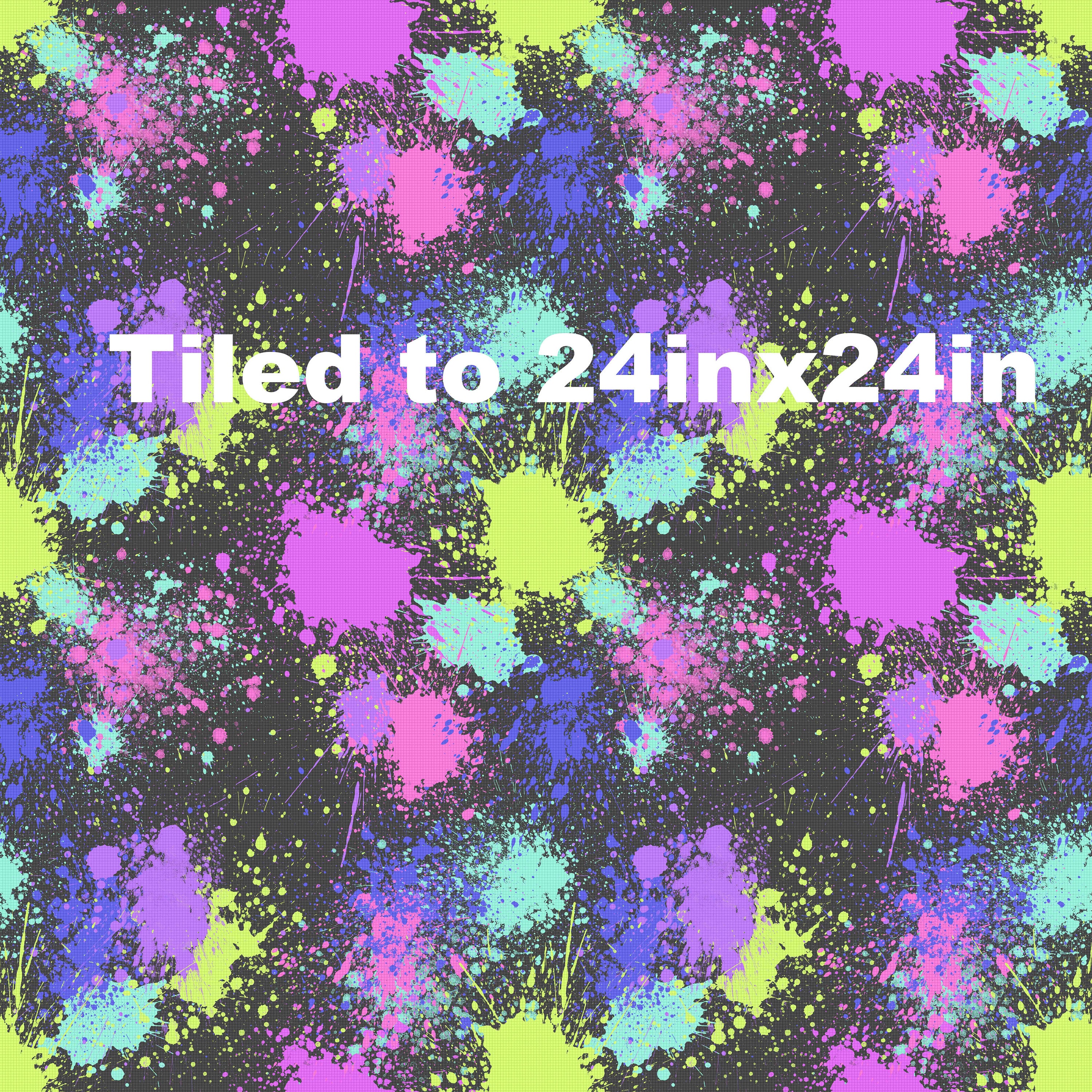 Paint Splatter Digital Paper: "seamless PAINT Splatter" Neon, Paint ...