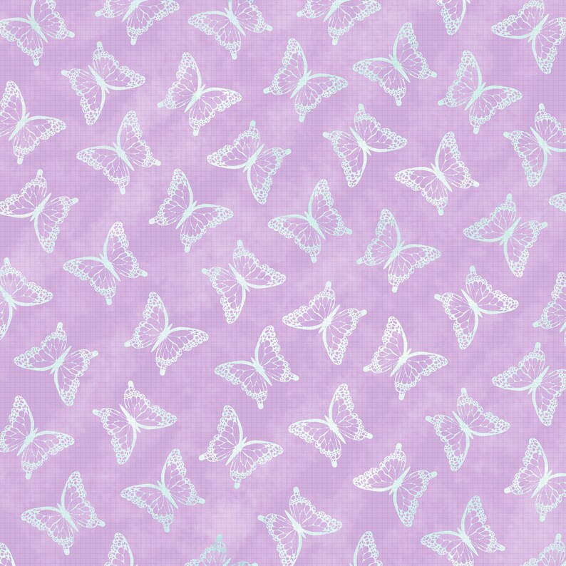 Butterfly Digital Paper: spring Butterflies Purple - Etsy