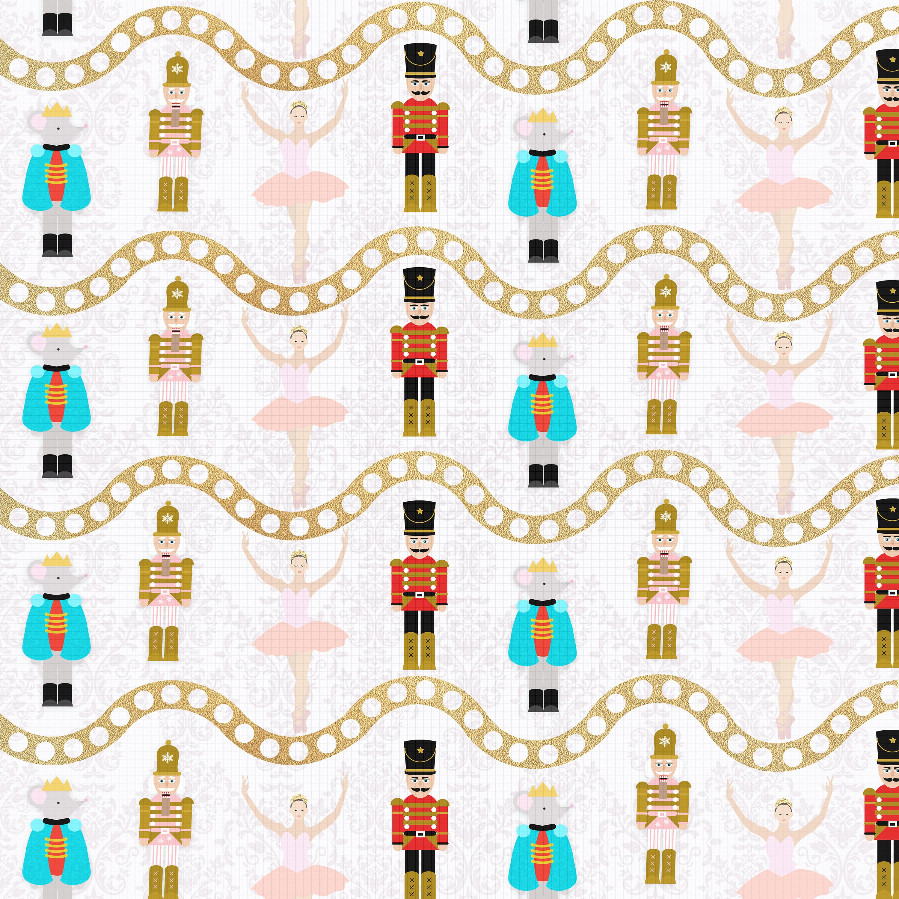 Nutcracker Digital Paper toy SOLDIER Digital - Etsy