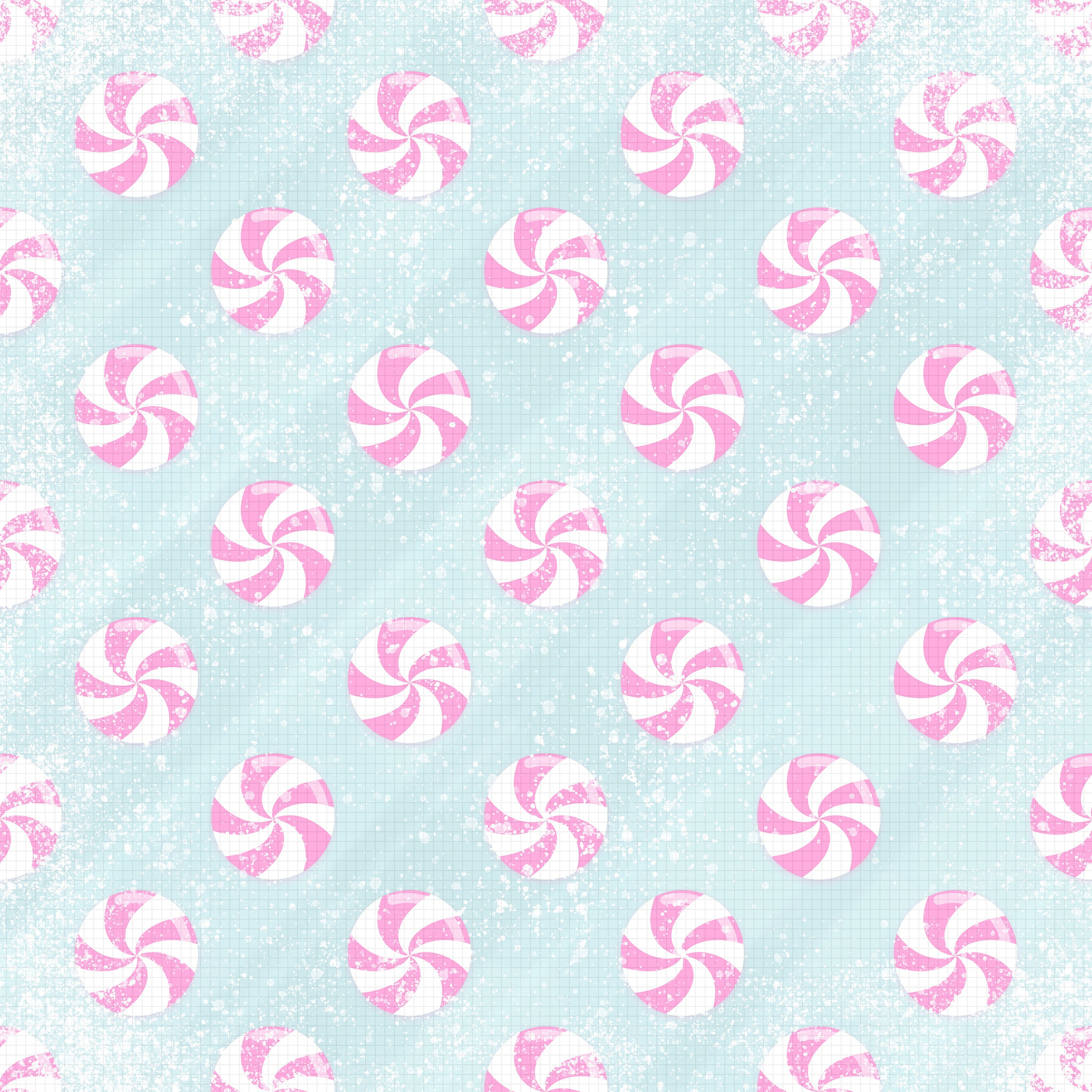Pink Christmas Candy Digital Paper: "pink Peppermint" Peppermint Stripe ...