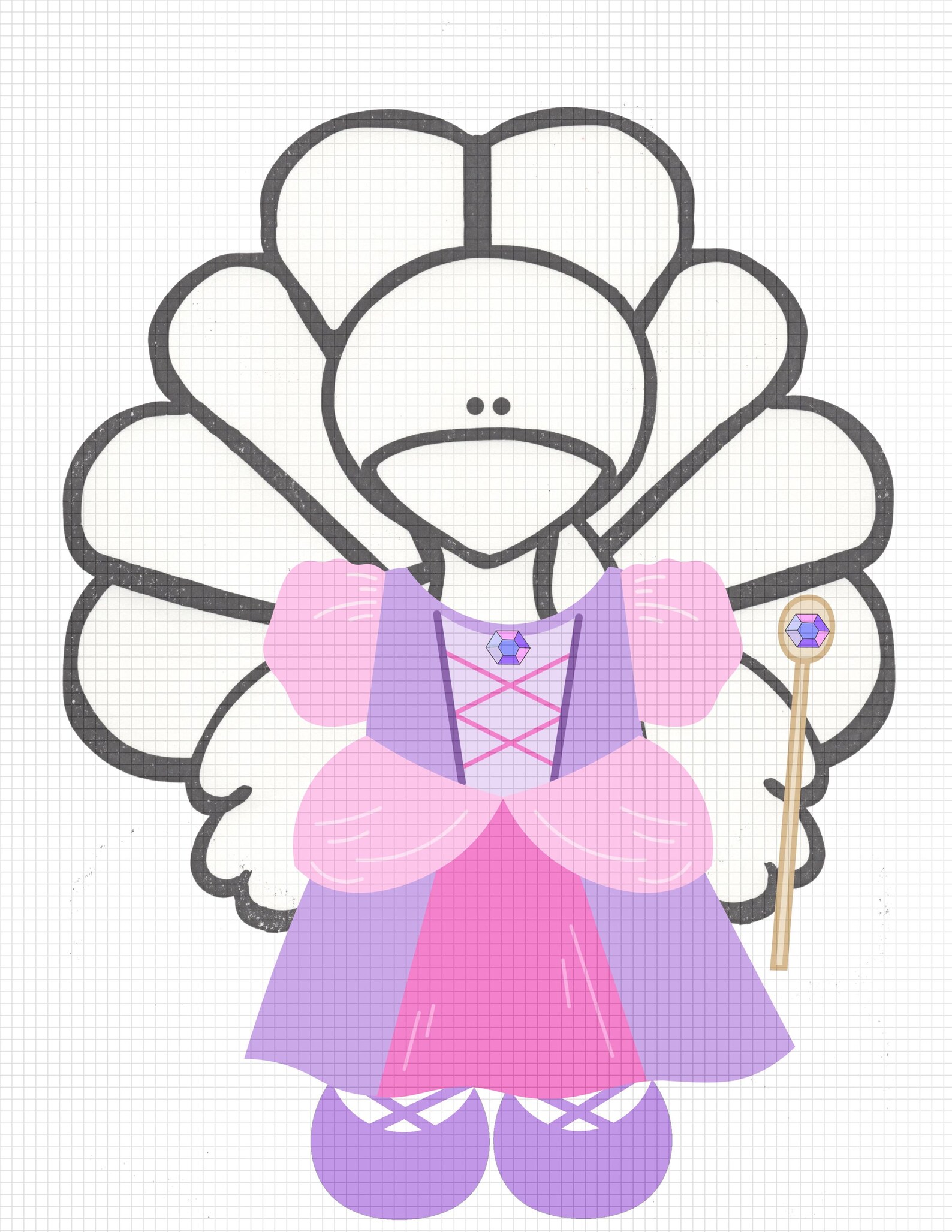 Turkey Disguise Printable - Purple, Princess Dress, Purple Princess ...