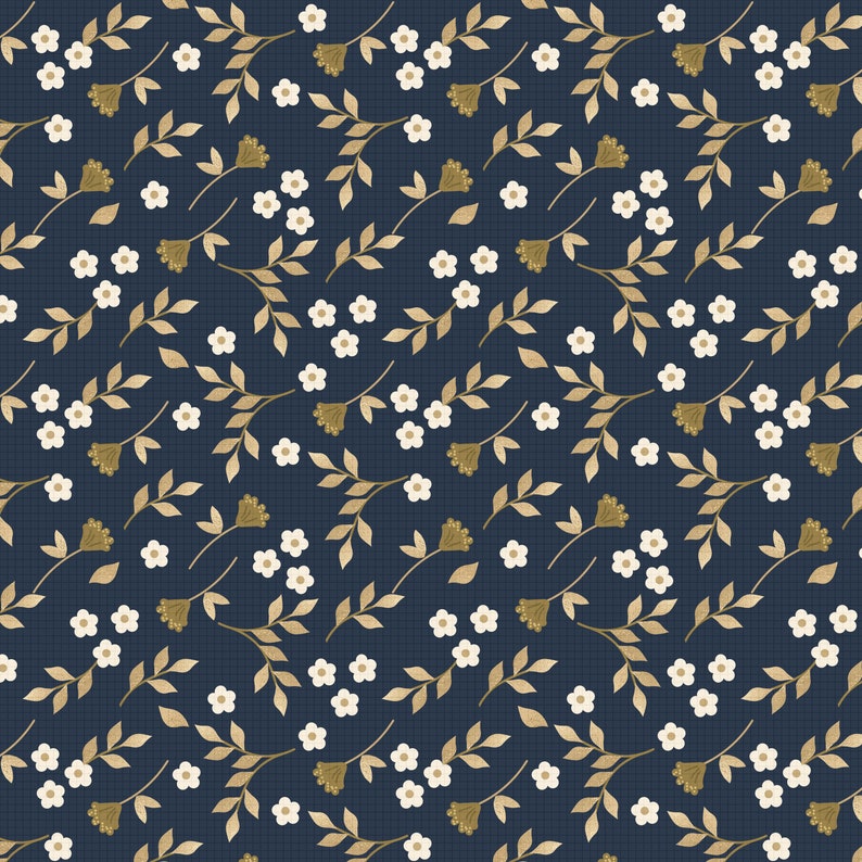 Navy Blue Christmas Digital Paper - "navy CHRISTMAS Digital" With Blue ...