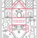 Gingerbread House Printable Craft | Cut, Color & Fold Christmas ...