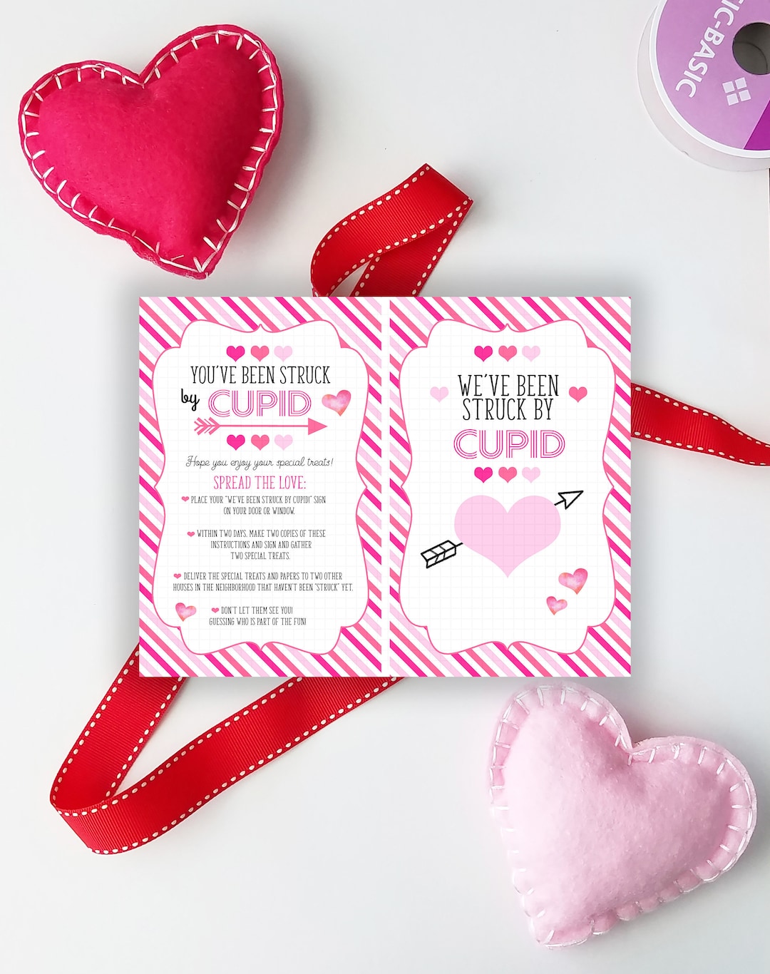 You've Been Struck by Cupid Sign Printable (download)- "cupid Sign ...