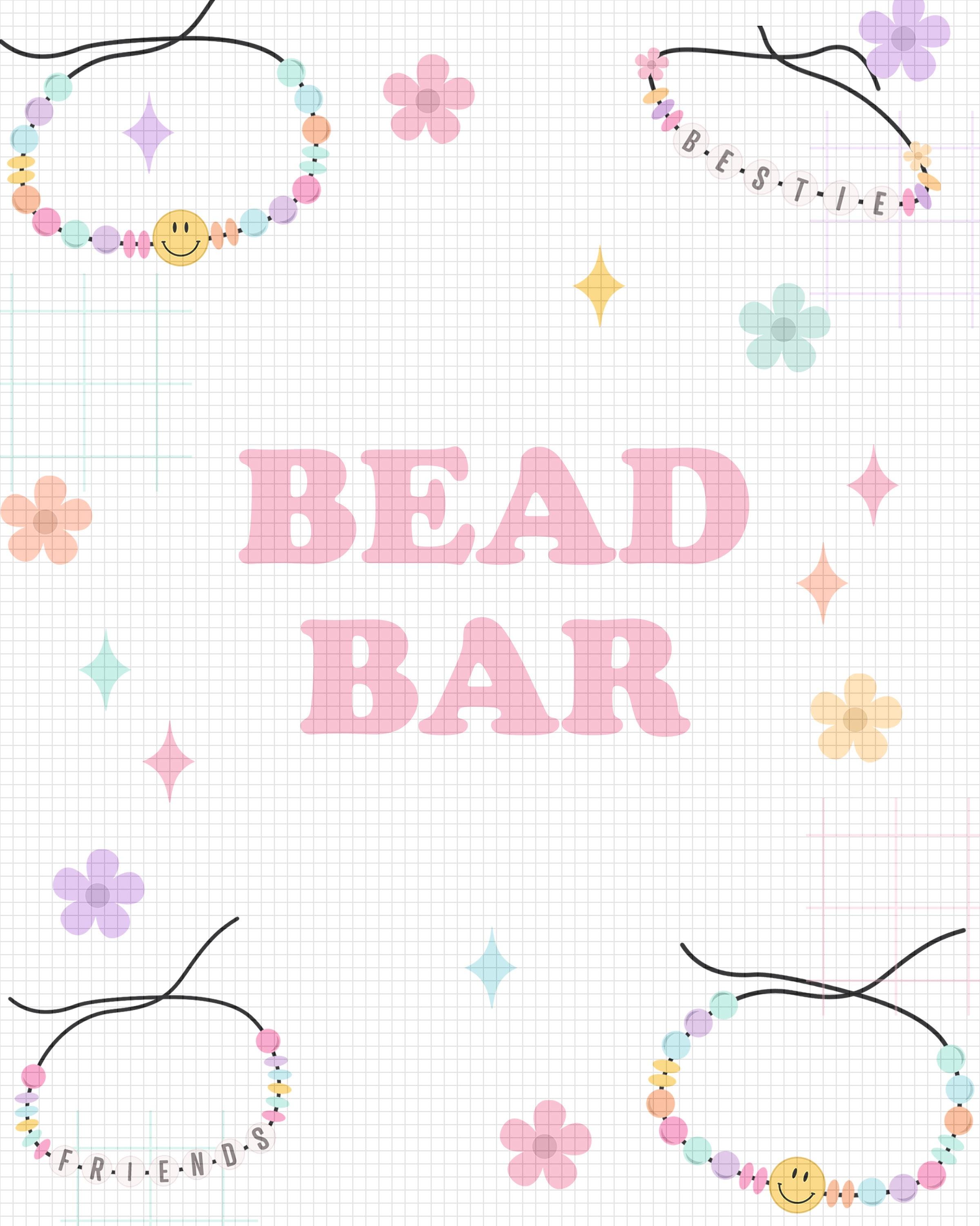 Bracelet Bar Sign: DIY Jewelry Making Party Decor (digital Download) - Etsy