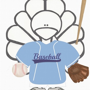 Turkey Disguise Clip Art - Baseball, Baseball Turkey, Blue, Player ...