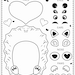 Valentine Cut and Paste Printable - "valentine Craft" Writing ...