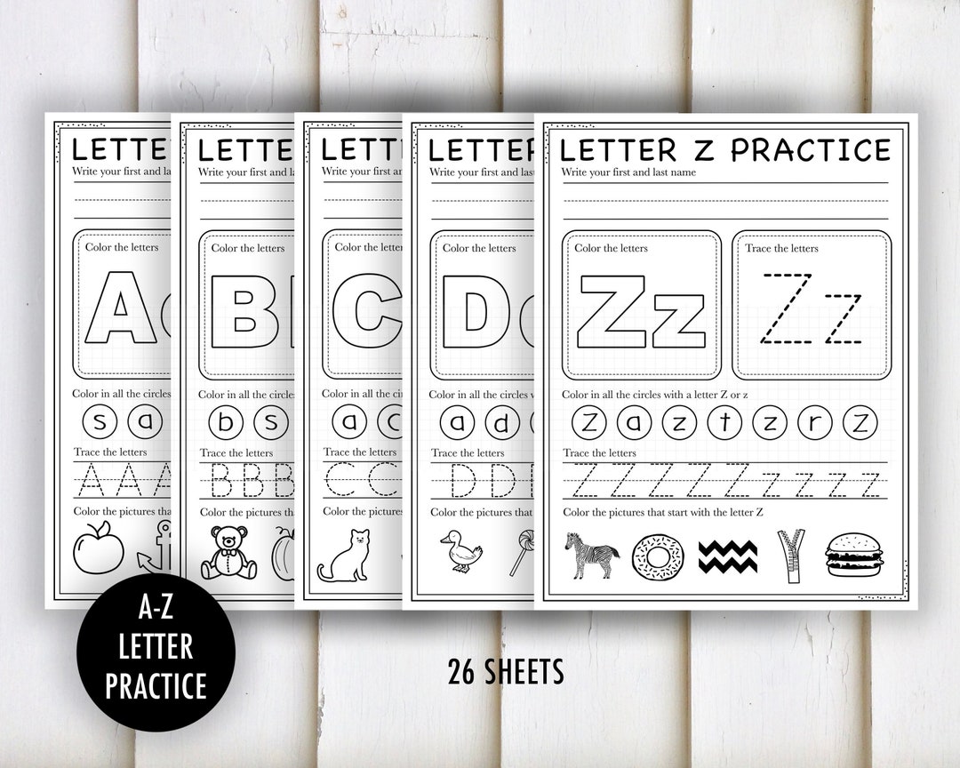 Letter Practice Worksheets letter Worksheets Alphabet, Letter ...