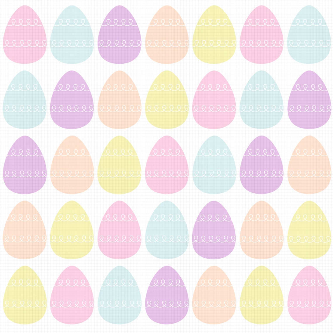 Easter Bunny Digital Paper: "easter Bunny" Spring, Rainbow, Easter Egg ...