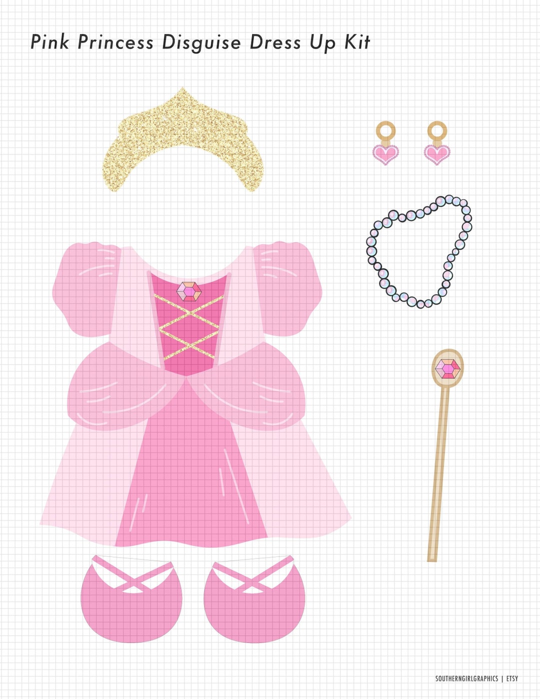 Turkey Disguise Printable - Pink Princess, Turkey, Princess Dress ...