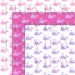Pink Whale Digital Paper: "pink Whales" With Pink, Navy Purple ...