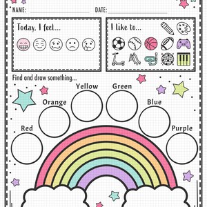 First Day of School Ice Breaker: Coloring Worksheet (PDF Printable) - Etsy